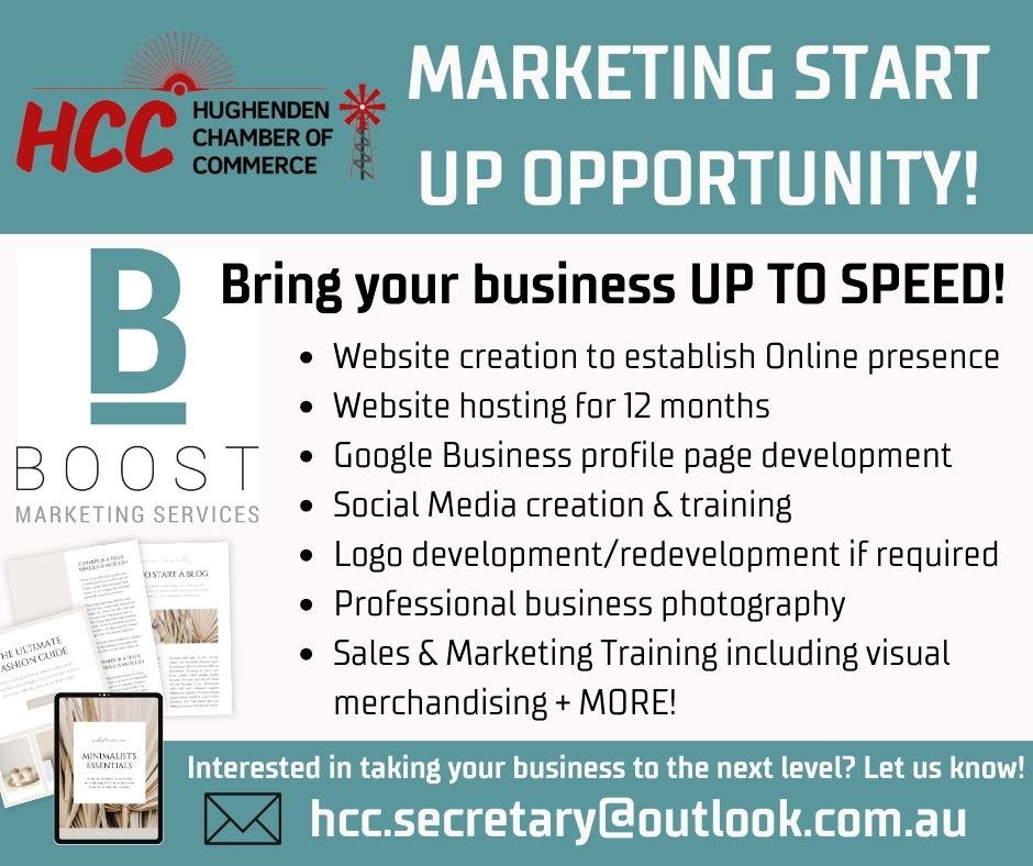 MARKETING KICK START INITIATIVE – Hughenden Chamber of Commerce